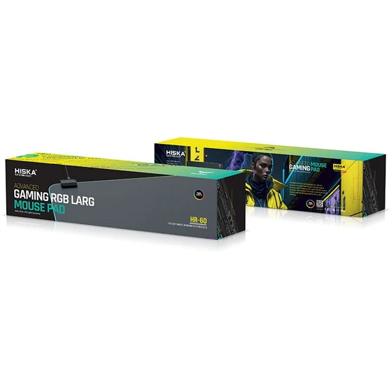 خرید و قیمت پدموس گیمینگ RGB هیسکا HISKA HR-60 | ترب