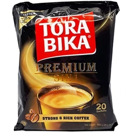 خرید و قیمت کافی میکس پرمیوم 3 در 1 تورابیکا بسته 20 عددی Tora Bika Premium Coffee | ترب