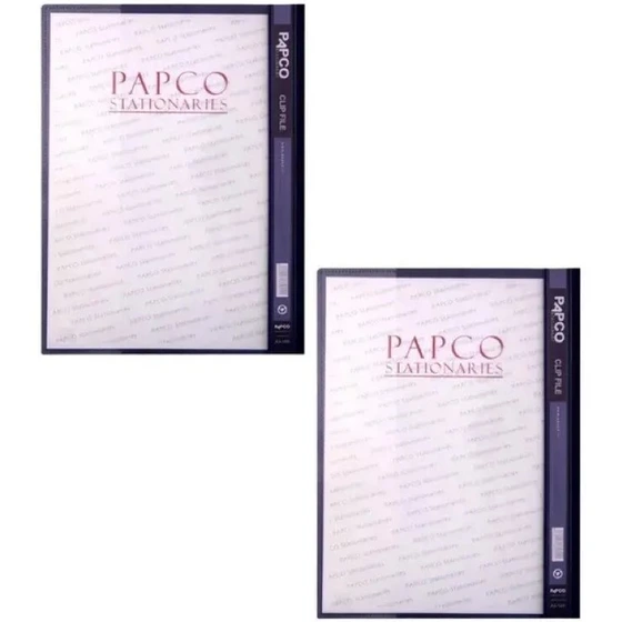 خرید و قیمت پوشه پاپکو مدل A4-109 کد HT01 بسته دو عددی سفید | ترب