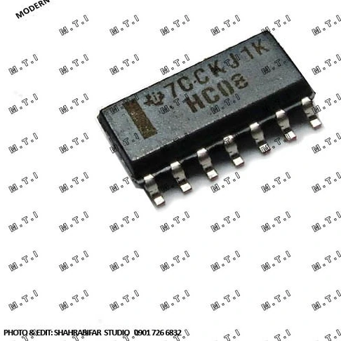 خرید و قیمت آی سی تی تی ال SN74HC08DR SMD / TEXAS MALAYSIA | ترب