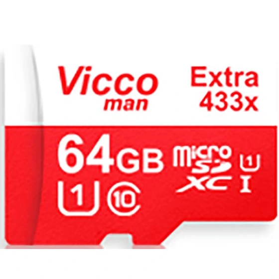 خرید و قیمت کارت حافظه microSDHC ویکومن مدل 433X ظرفیت 64 گیگابایت به همراه آداپتور | ترب