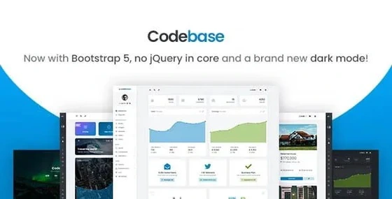 خرید و قیمت دانلود قالب مدیریتی Bootstrap و لاراول Codebase | ترب