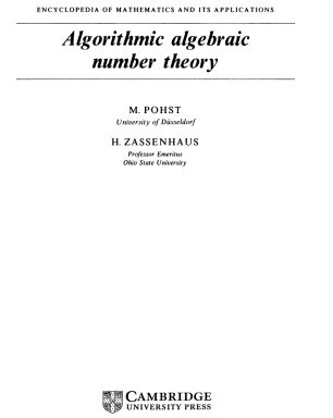 خرید و قیمت دانلود کتاب Algorithmic Algebraic Number Theory 1989 | ترب