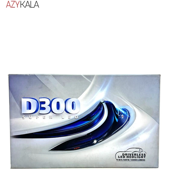 خرید و قیمت هدلایت D300 با چیپ CSP برند MZM شدت نور ۴۵۰۰۰ لومن | ترب