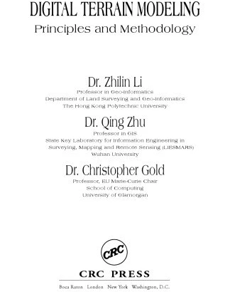 خرید و قیمت دانلود کتاب Digital terrain modeling: principles and ...