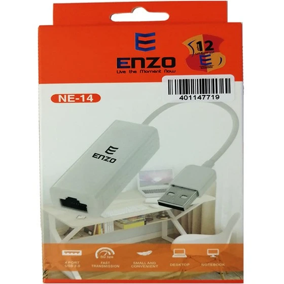 خرید و قیمت تبدیل Enzo NE-14 LAN TO USB | ترب