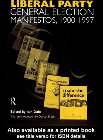 خرید و قیمت دانلود کتاب Liberal Party General Election Manifestos 1900 ...