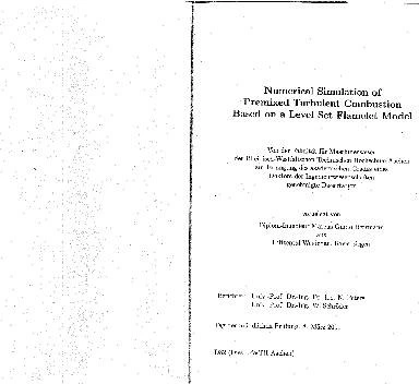 خرید و قیمت دانلود کتاب Numerical Simulation of Premixed Turbulent Combustion Based on a Level ...