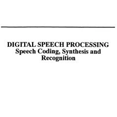 خرید و قیمت دانلود کتاب Digital Speech Processing: Speech Coding, Synthesis and Recognition ...