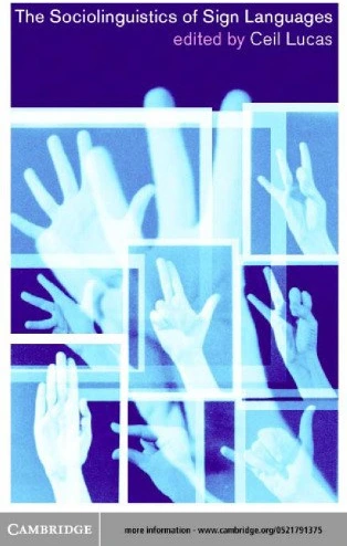 خرید و قیمت دانلود کتاب The Sociolinguistics of Sign Languages 2002 | ترب