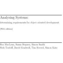 خرید و قیمت دانلود کتاب Analyzing Systems: Determining Requirements for Object-Oriented ...
