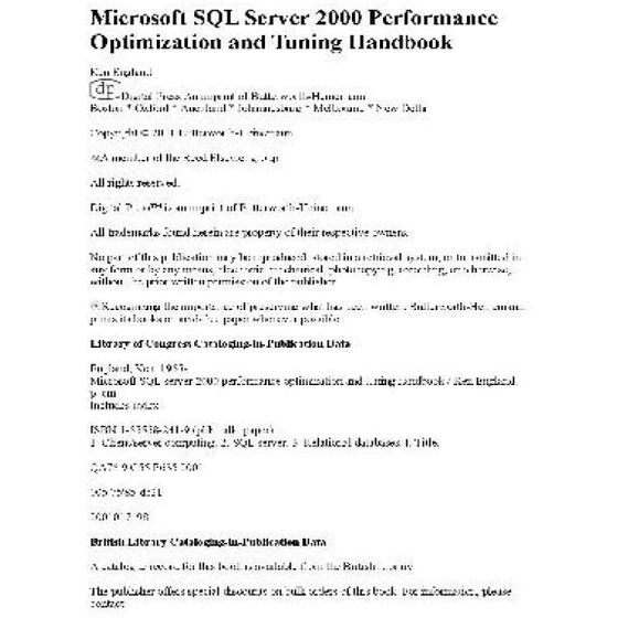 خرید و قیمت دانلود کتاب Microsoft Sql Server 2000 Performance Optimization And Tuning Handbook ترب