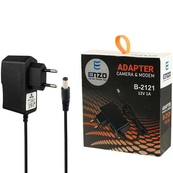 خرید و قیمت آداپتور مودم انزو ENZO 12V 1A B-2121 | ترب