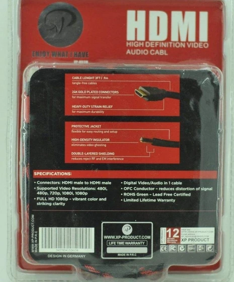 خرید و قیمت کابل HDMI (XP) مدل HD1 | ترب