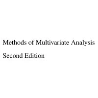 خرید و قیمت کتاب Methods of Multivariate Analysis (نسخه کامل) | ترب