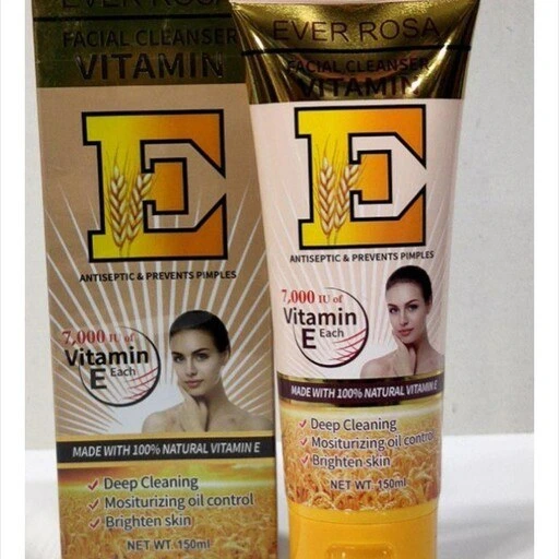 خرید و قیمت مایع شستشوی صورت حاوی ویتامین ای EVER ROSA | ترب