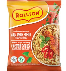 خرید و قیمت نودل با طعم گوشت مرغ فلفلی ROLLTON | ترب