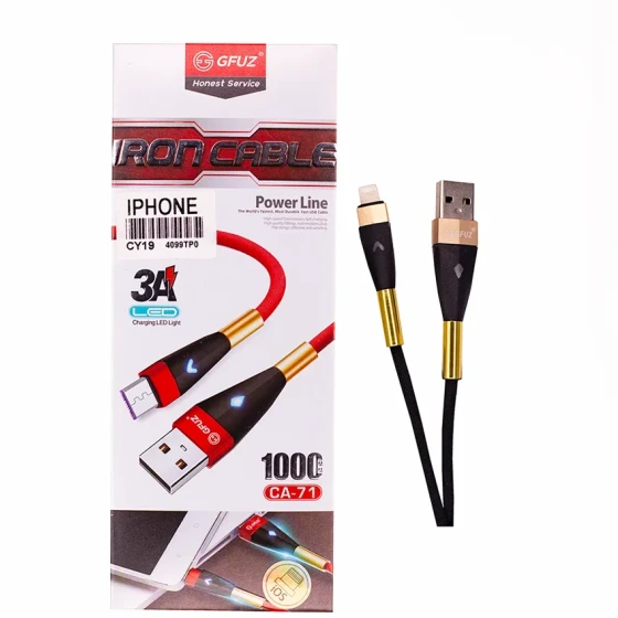 خرید و قیمت کابل شارژر لایتنینگ GFUZ مدل CA-71 | ترب