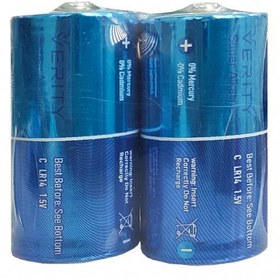 خرید و قیمت باتری متوسط VERITY ALKALINE مدل LR14 | ترب