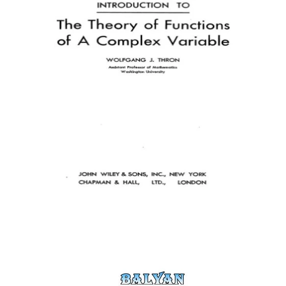 خرید و قیمت دانلود کتاب Introduction To The Theory Of Functions Of A