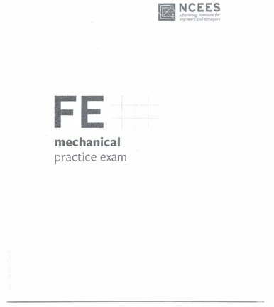 خرید و قیمت دانلود کتاب FE Mechanical Practice Exam 2020 | ترب