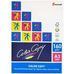 خرید و قیمت کاغذ عروسکی 160 گرم کالرکپی سایز A3 بسته 250 برگ | ترب