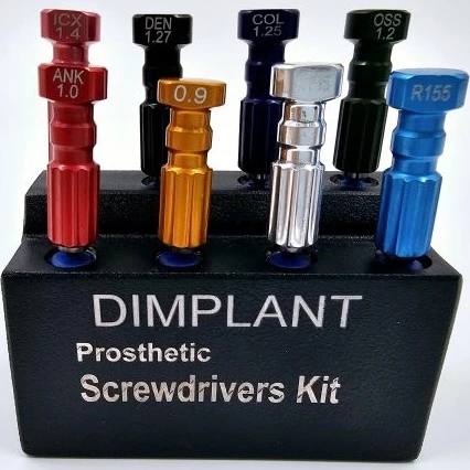 خرید و قیمت کیت اسکرو درایور پروتز دیمپلنت | DIMPLANT Prosthetic screw ...