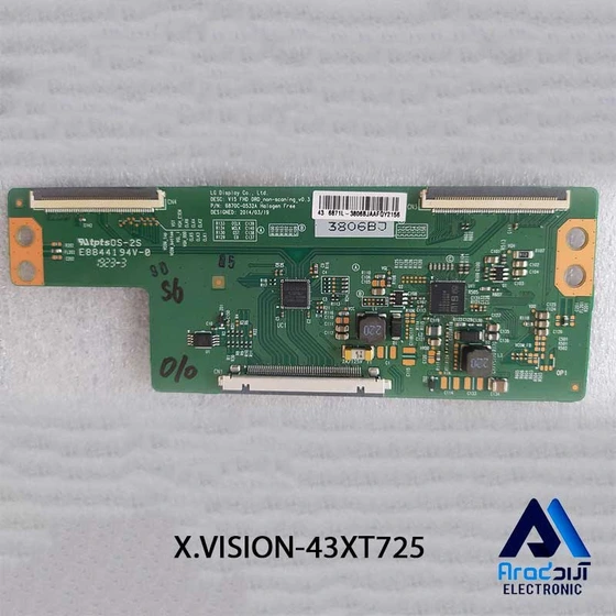 خرید و قیمت برد تیکان تلویزیون ایکس ویژن 43XT725 | ترب
