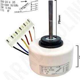 خرید و قیمت موتور فن پنل کولر گازی مدل YDK-23-4-D5 کد 5 | ترب