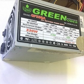 خرید و قیمت پاور 330 وات گرین مدل POWER 330W GREEN GP330A | ترب