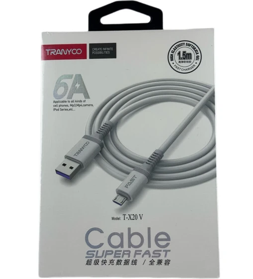 خرید و قیمت کابل تایپ سی Tranyoo X19 TC | ترب