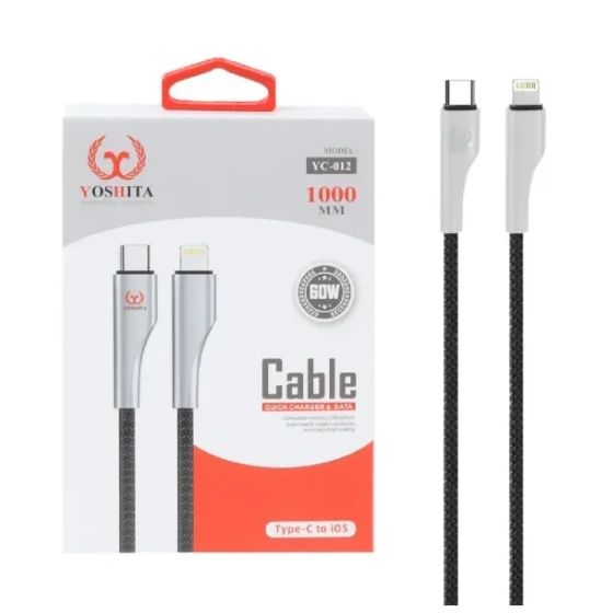 خرید و قیمت کابل شارژ فست یوشیتا Type-C مدل YC-012 | ترب