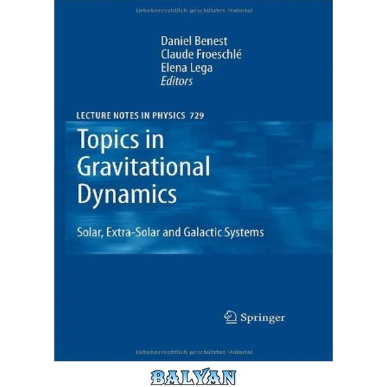 خرید و قیمت دانلود کتاب Topics in gravitational dynamics: solar, extra ...