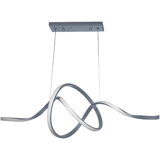 خرید و قیمت چراغ آویز چشمه نور کد L6377/1T طوسی (مهتابی) | ترب