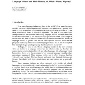 خرید و قیمت کتاب Language Isolates and Their History, or, What’s Weird ...