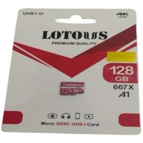 خرید و قیمت حافظه میکرو Lotous SD ظرفیت 128 گیگ مدل 667X A1 | ترب