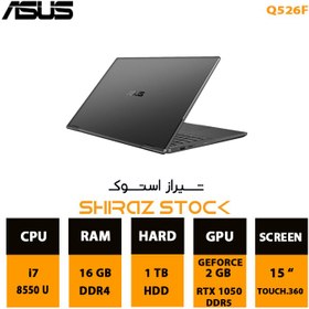 خرید و قیمت لپ تاپ استوک ASUS Q526F | i7-8550 U | 16GB-DDR4 | 1TB-HDD ...