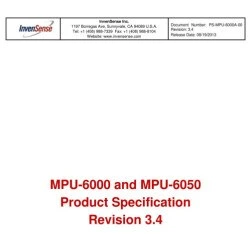 خرید و قیمت کتاب MPU-6000 and MPU-6050 Product Specification Revision 3 ...