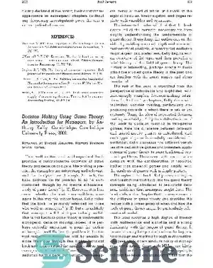 خرید و قیمت دانلود کتاب Decision Making Using Game Theory- An Introduction For Management ...