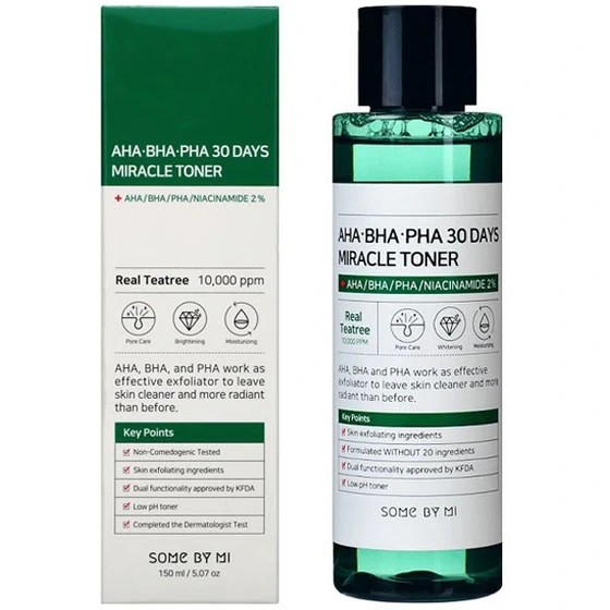 خرید و قیمت تونر لایه بردار و ضد جوش سام بای می مدل AHA BHA PHA 30 Days حجم 150 میلی لیتر | ترب