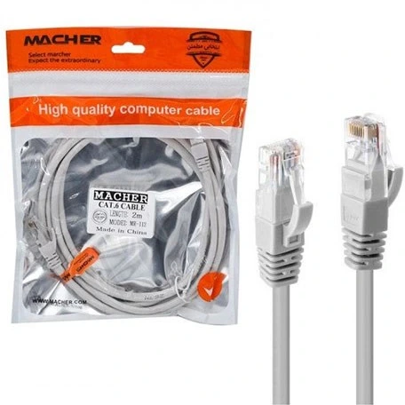خرید و قیمت پچ کورد کابل شبکه Cat6 مچر طول 2 متر مدل MR-112 | ترب