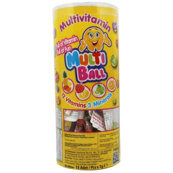 خرید و قیمت آبنبات چوبی مولتی بال Multiball Lollipop حاوی 12 ویتامین و ...