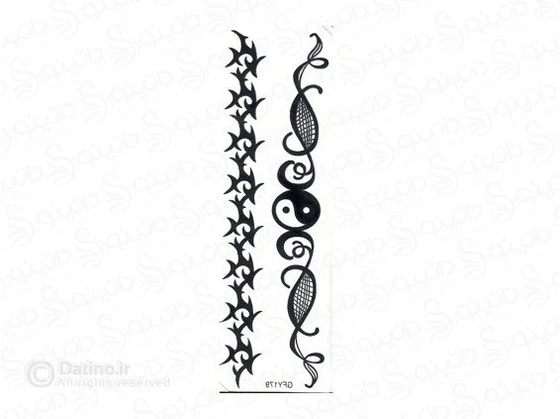 خرید و قیمت تاتو موقت بلک لایت قدرت جودو tattoo-gfy-1 | ترب