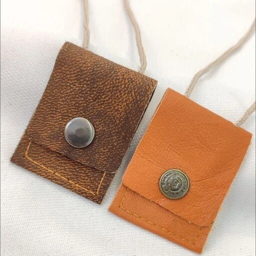 خرید و قیمت گردنبند چرم مذهبی گردنبند جا حرزی چرمی کد50049 | ترب