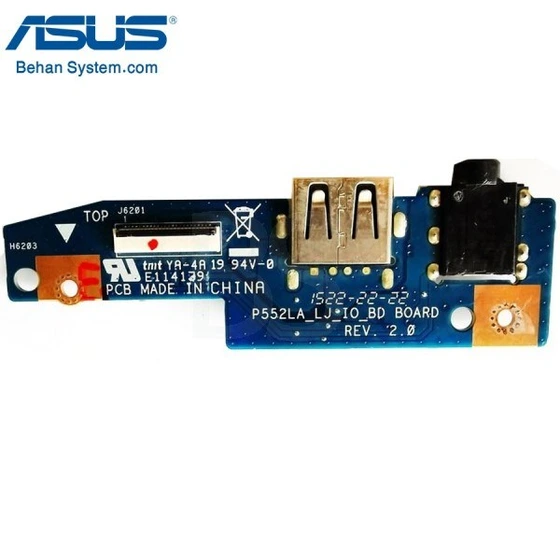 خرید و قیمت برد USB و جک صدا لپ تاپ ASUS P2520 / P2520L | ترب