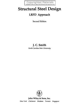 خرید و قیمت دانلود کتاب Structural Steel Design - LRFD Approach 2nd ...