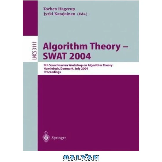 خرید و قیمت دانلود کتاب Algorithm Theory Swat 2004 9th Scandinavian Workshop On Algorithm