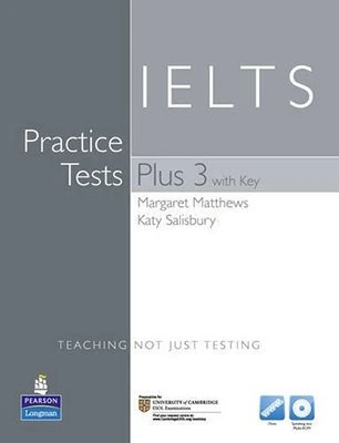 خرید و قیمت IELTS Practice Tests Plus 3 with Key همراه با سی دی | ترب