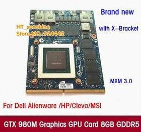 خرید و قیمت Graphics-Card MXM GDDR5 MSI Gtx 980m N16E-GX-A1 Dell Alienware X-Bracket with 8GB | ترب