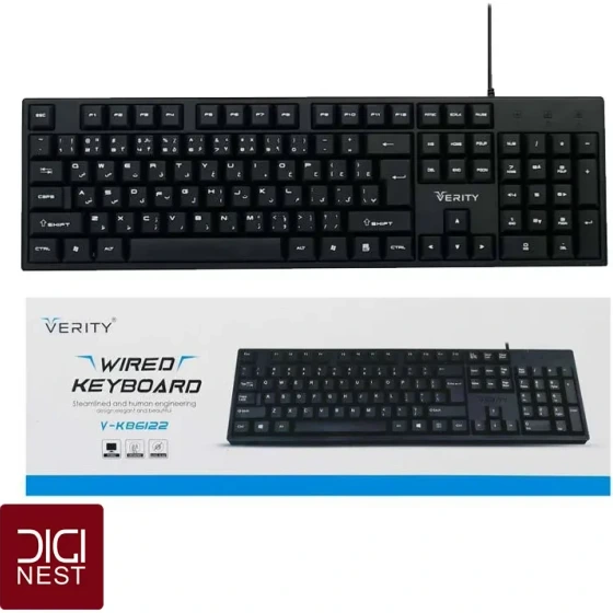 خرید و قیمت کیبورد سیمی وریتی V-KB6124 | ترب
